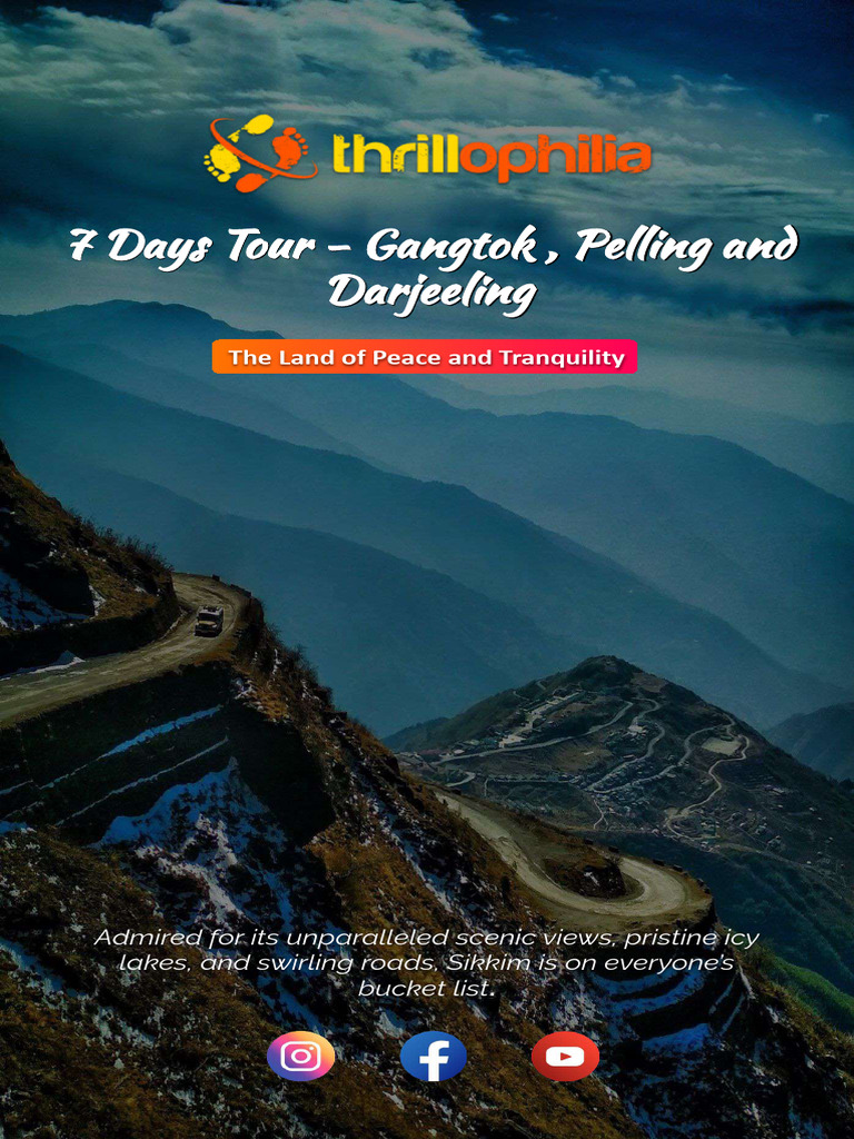 7 DAYS Gangtok Pelling Darjeeling | PDF | Fee | Payments