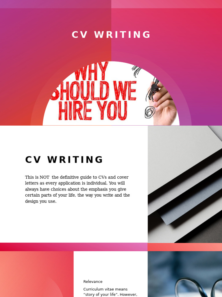 Cv Writing | PDF | Paragraph