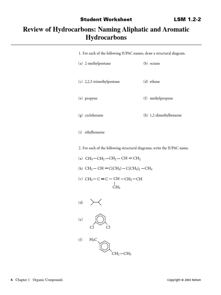 Organic Naming Extra Practice | PDF | Ethylene | Hydrocarbons