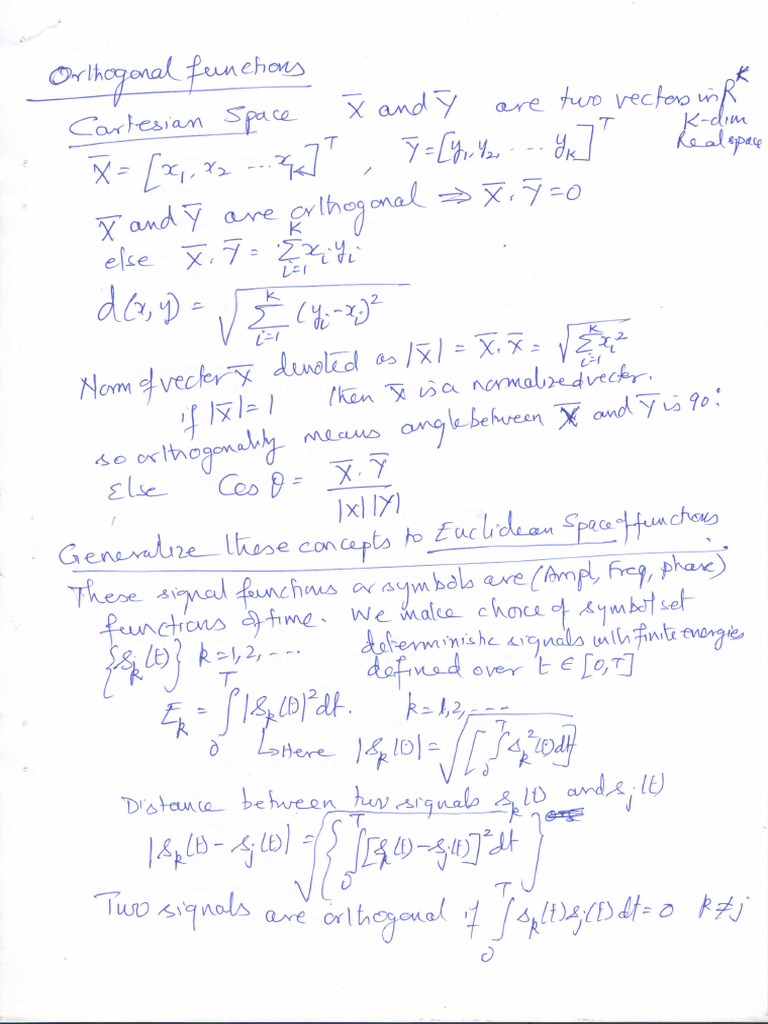 3 0 Euclidean Space Functions | PDF