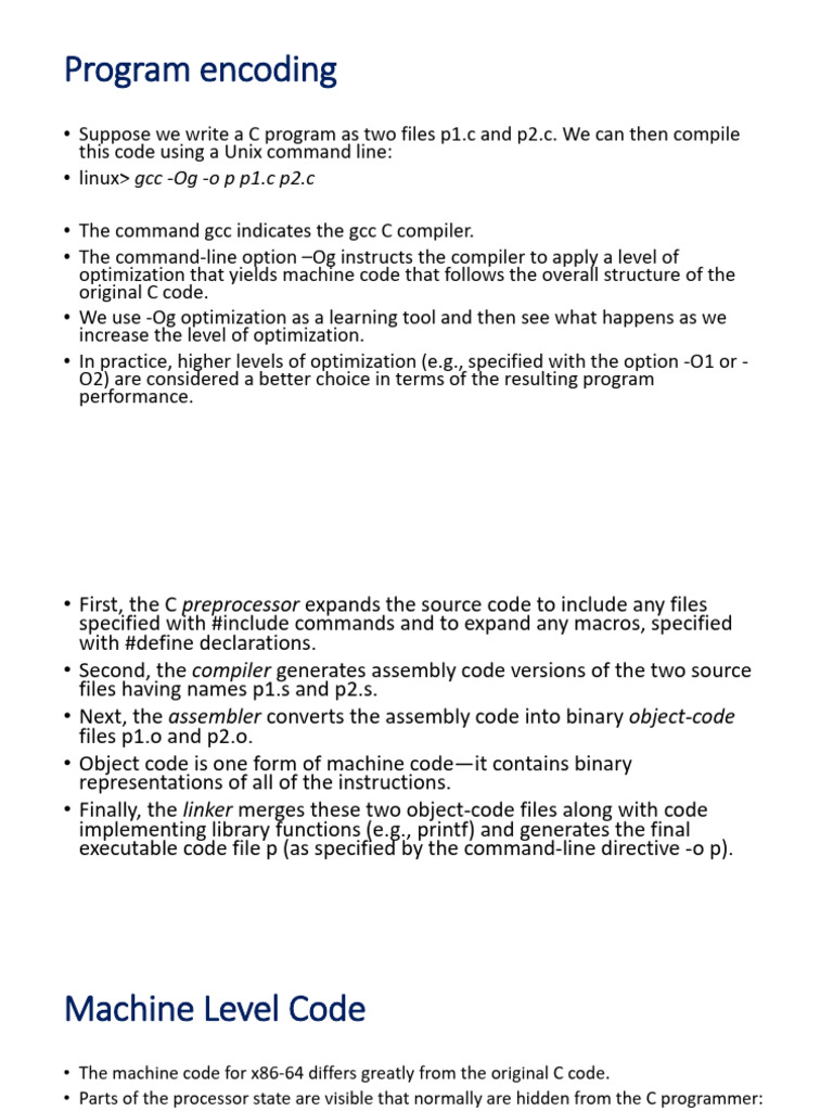 W4_1 | PDF | C (Programming Language) | Program Optimization