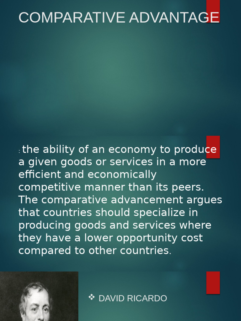 Comparative Advantage | PDF | Comparative Advantage | Economics