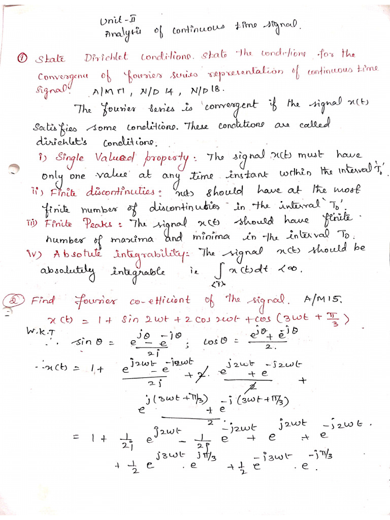 Unit II 2 Mark Questions With Answer | PDF