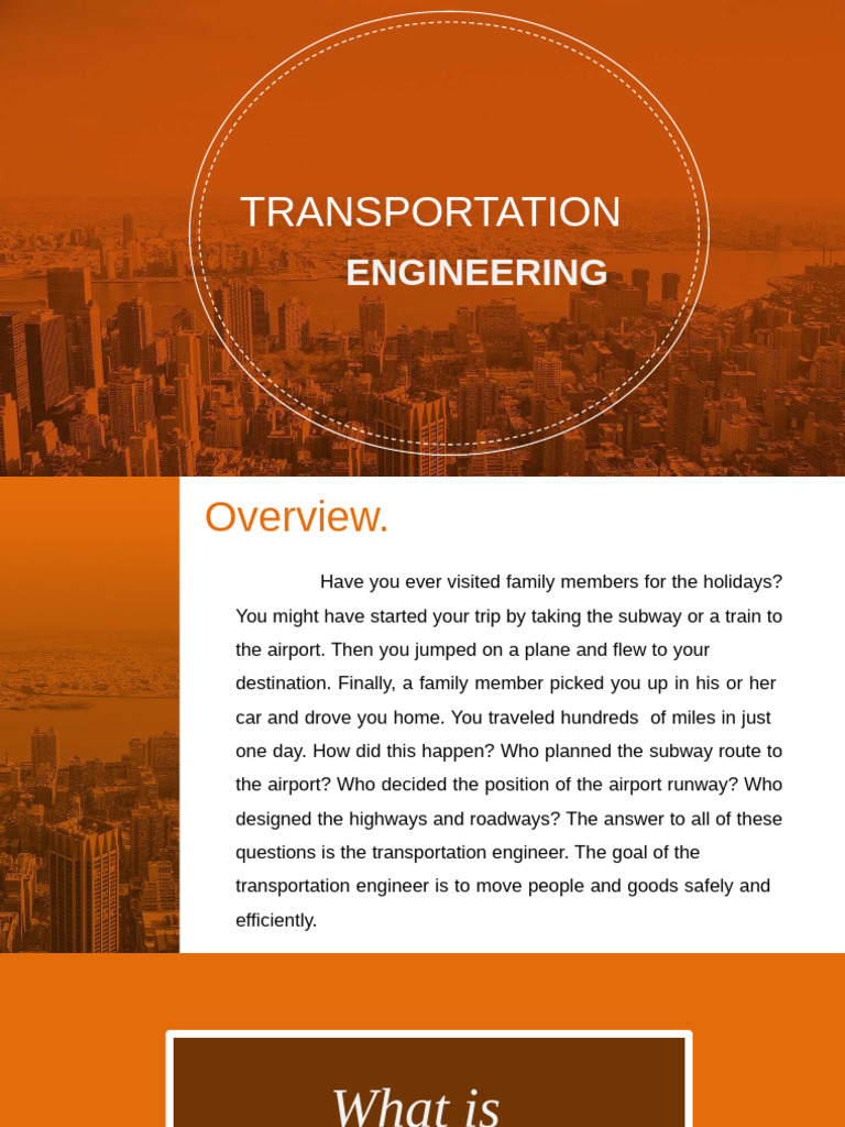 Transportation Engineering | PDF | Transportation Engineering | Transport