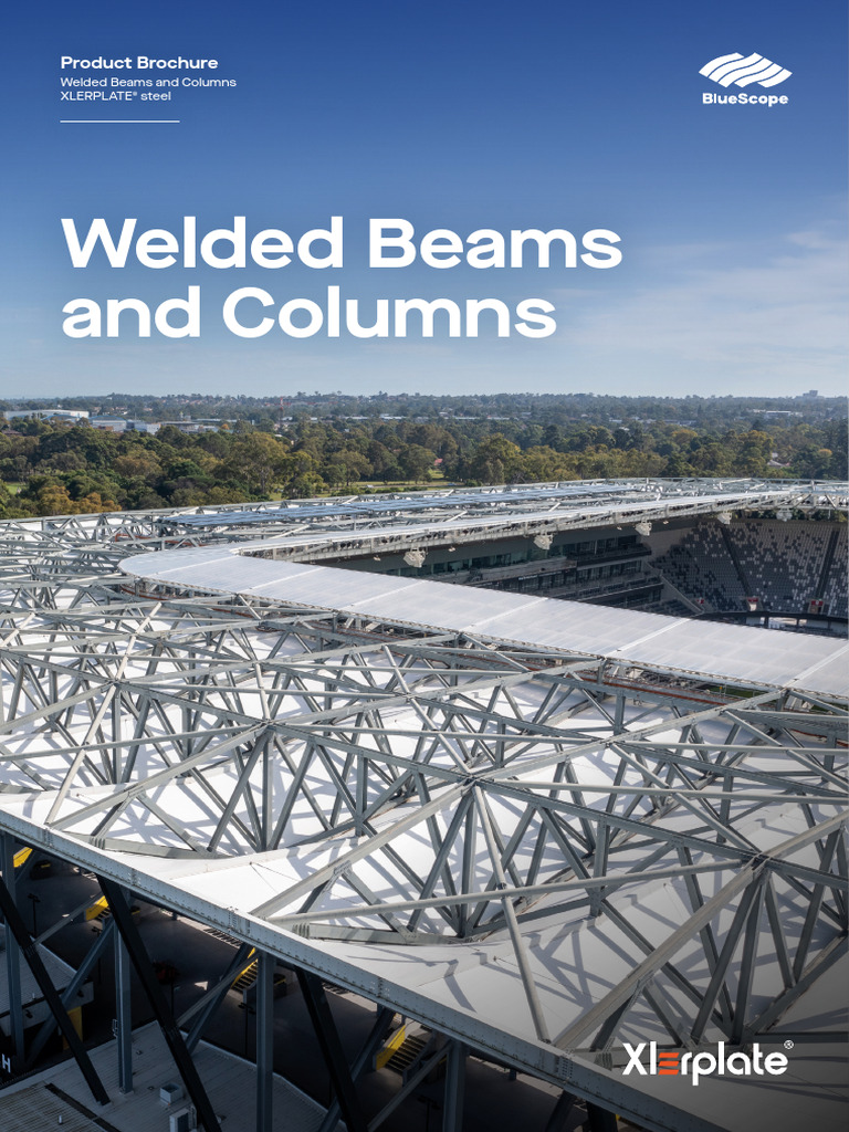 Welded Beams & Columns Brochure - BlueScope | PDF | Welding | Construction
