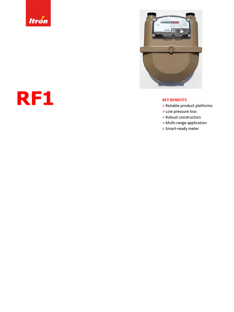 Residential Diaphragm Gas Meter | PDF | Metre | Gases