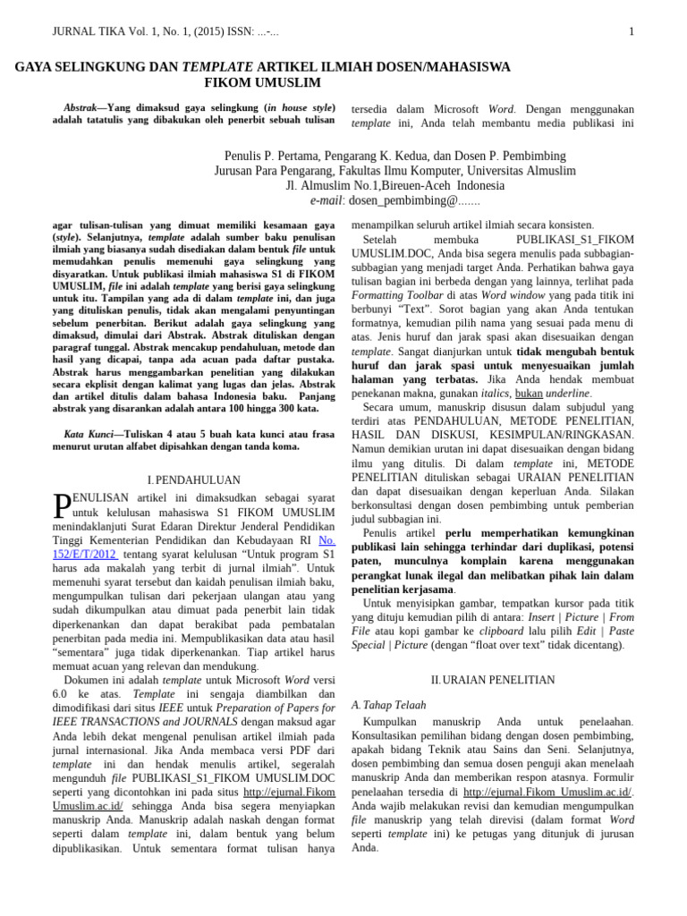 E-Jurnal Gaya Selingkung | PDF