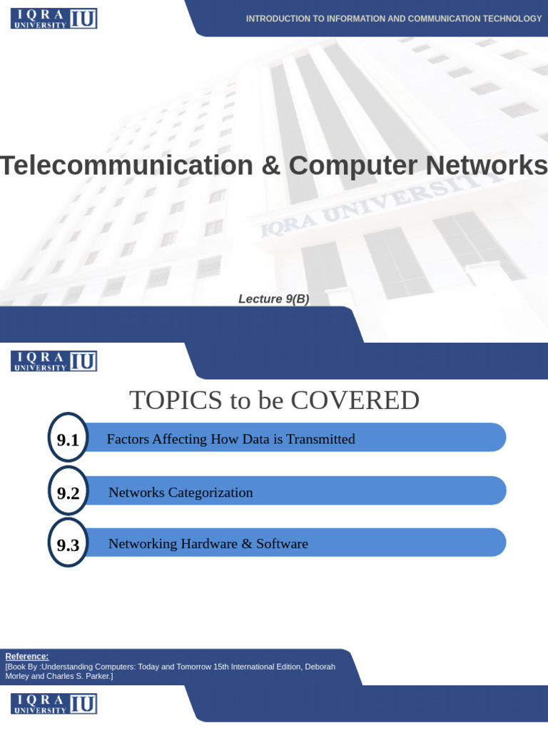 IICT - Lecture 9 (B) - Online | PDF | Computer Network | Network Topology
