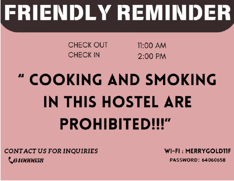 FRIENDLY REMINDER | PDF