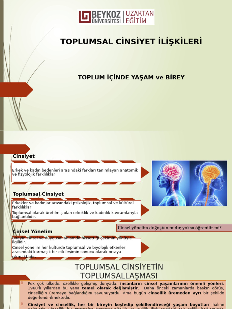 Toplumsal Cinsiyet IÌ Lisì Kileri 2 | PDF