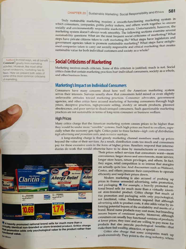 Unit 5 - Social Criticism of Marketing | PDF