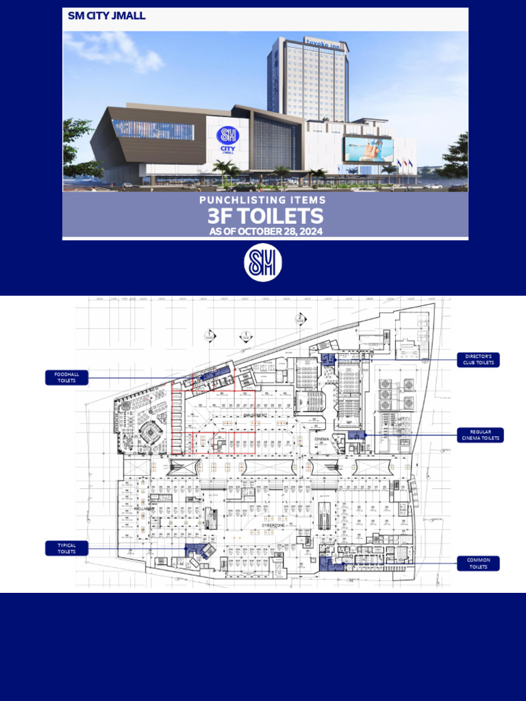 SMMD - 3f Toilets Punchlisting | PDF | Toilet | Plumbing