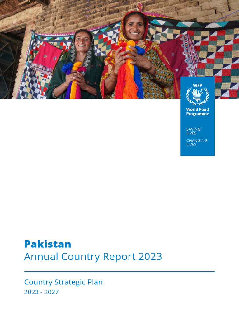 WFP Pakistan 2023 ACR - Final | PDF | World Food Programme | Food Security