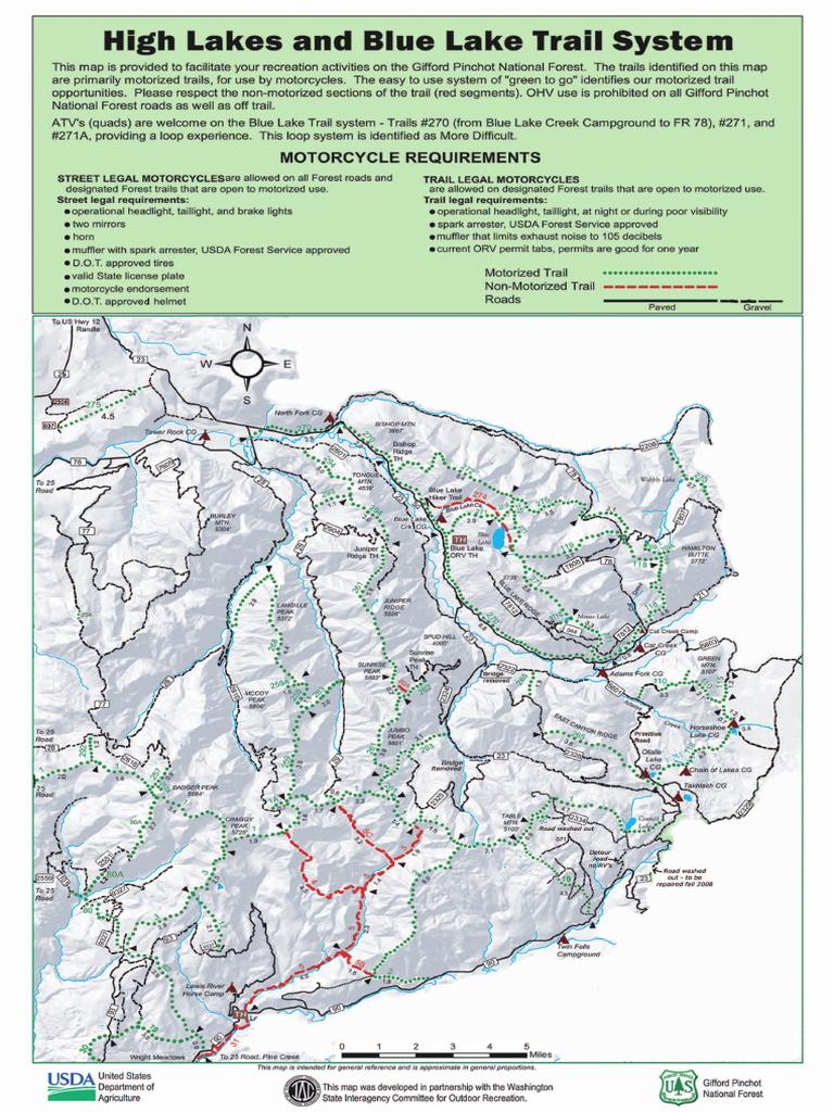 Gifford Pinchot Map | PDF