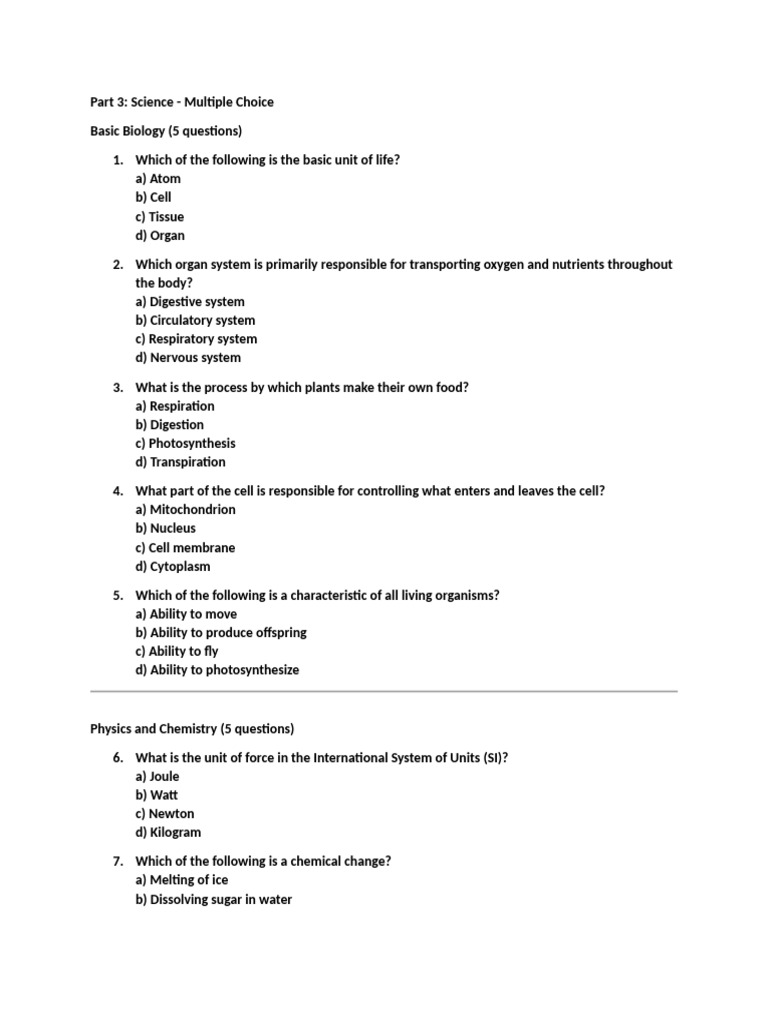 Part 3 - SCIENCE | PDF | Earth | Atmosphere