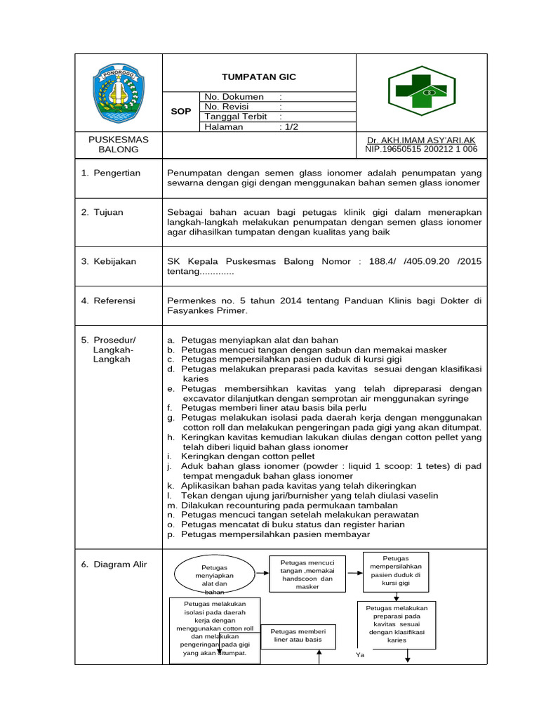 Sop Tumpatan Gic | PDF