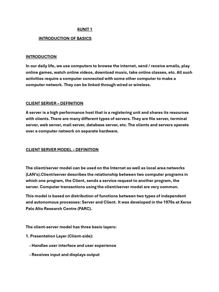 Visual Basic Chapter 1 Bharathiyar University | PDF | Client–Server Model | Databases