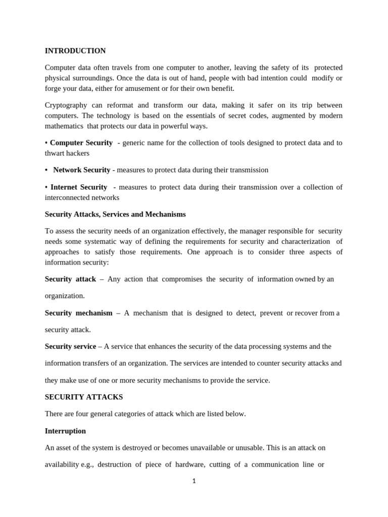L1 | PDF | Security | Computer Security