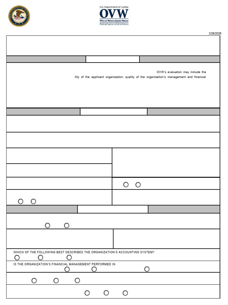 Omb Approved Afcq Feb 2026 | PDF | Audit | Business