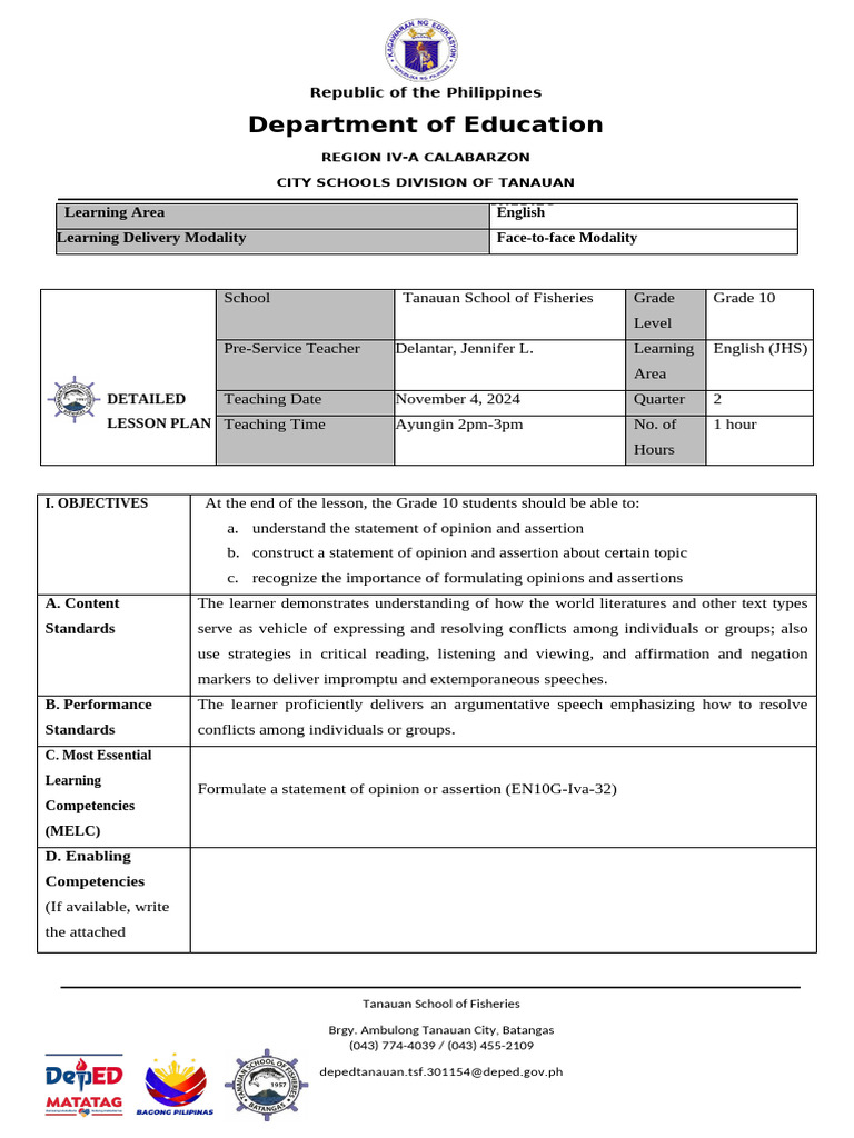 Local Demo 2 Final Na Talaga | PDF | Learning | Evidence