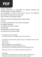 Hotel Laundry Operations Flowchart | PDF | Washing Machine | Laundry