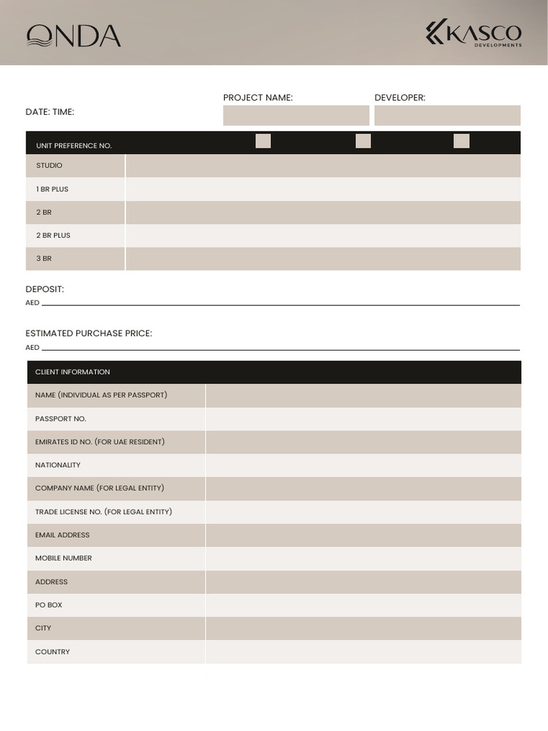 Property Purchase Agreement EOI Form | PDF | Sales | Private Law