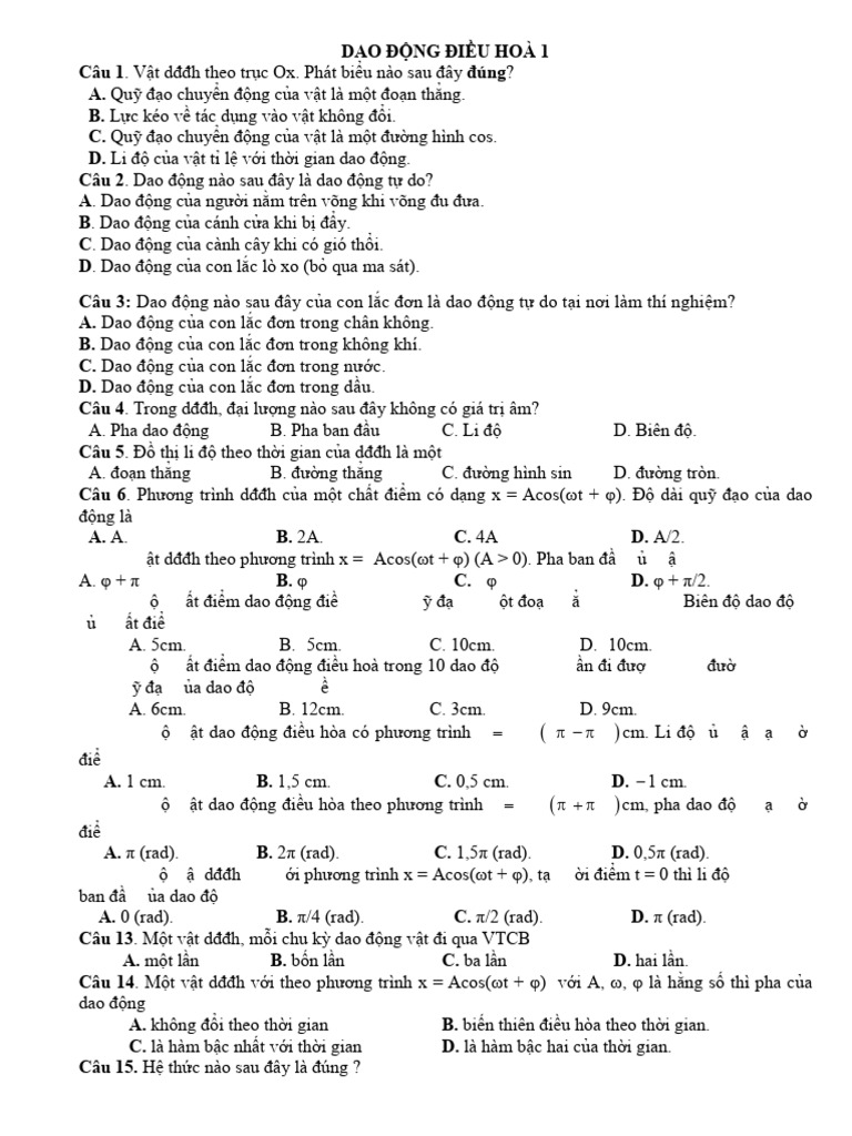 DAO DONG DIEU HOA 1 158ec | PDF
