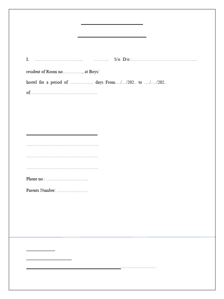 Cims Student Leave Forms | PDF | Law