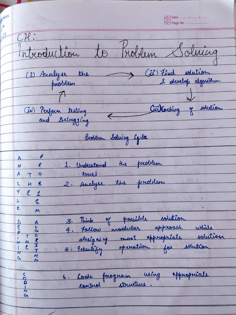 Introduction To Problem Solving | PDF