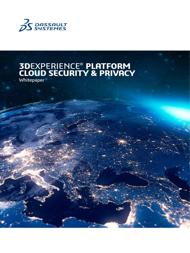 3DEXPERIENCE Cloud Security Privacy Whitepaper en | PDF | Cloud Computing | Security