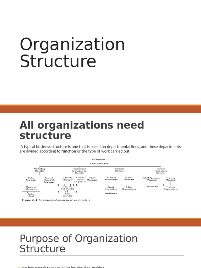 Organisation Structure | PDF | Organizational Structure | Hierarchy