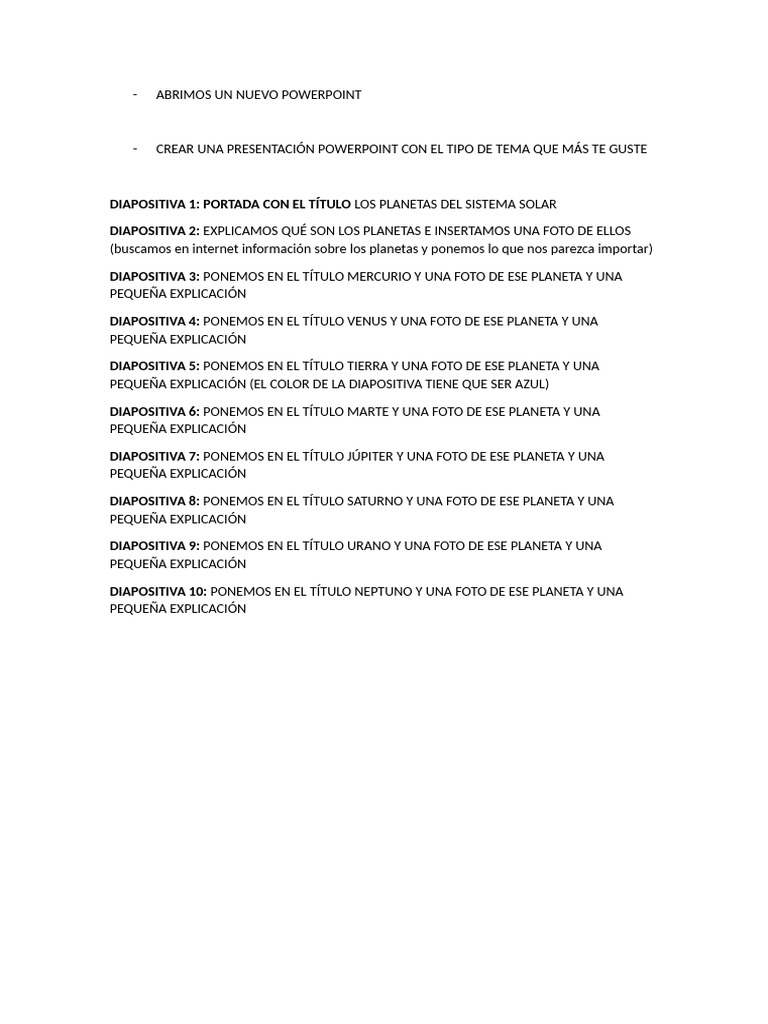 Ejercicio de Prueba Powerpoint | PDF