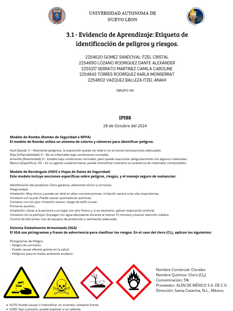 Equipo 5 - Ev3 - Ipiss | PDF | Corrosión | Química