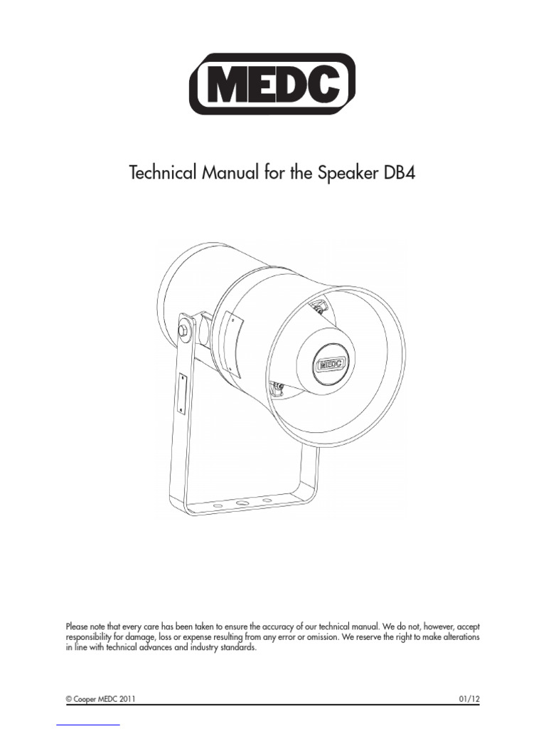 MEDC DB4 User Manual | PDF