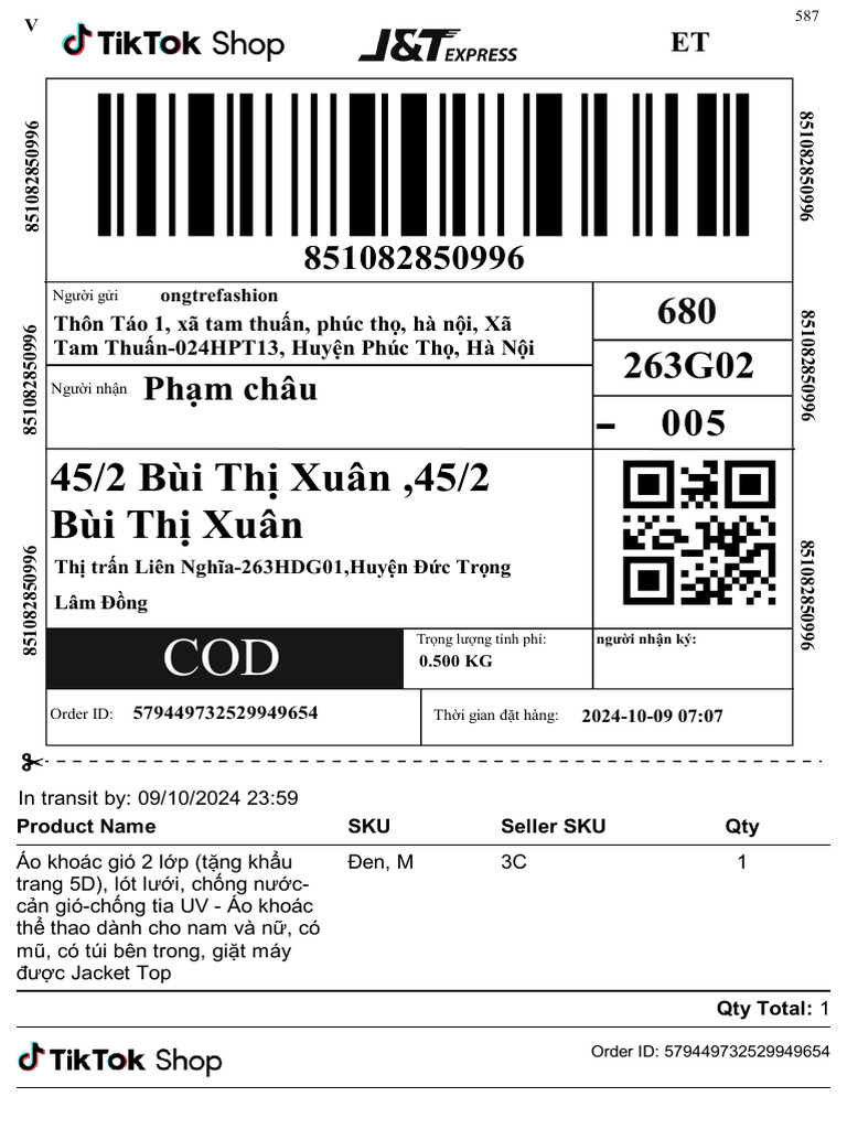 10-09 - 11-48-16 - Shipping Label+packing List | PDF