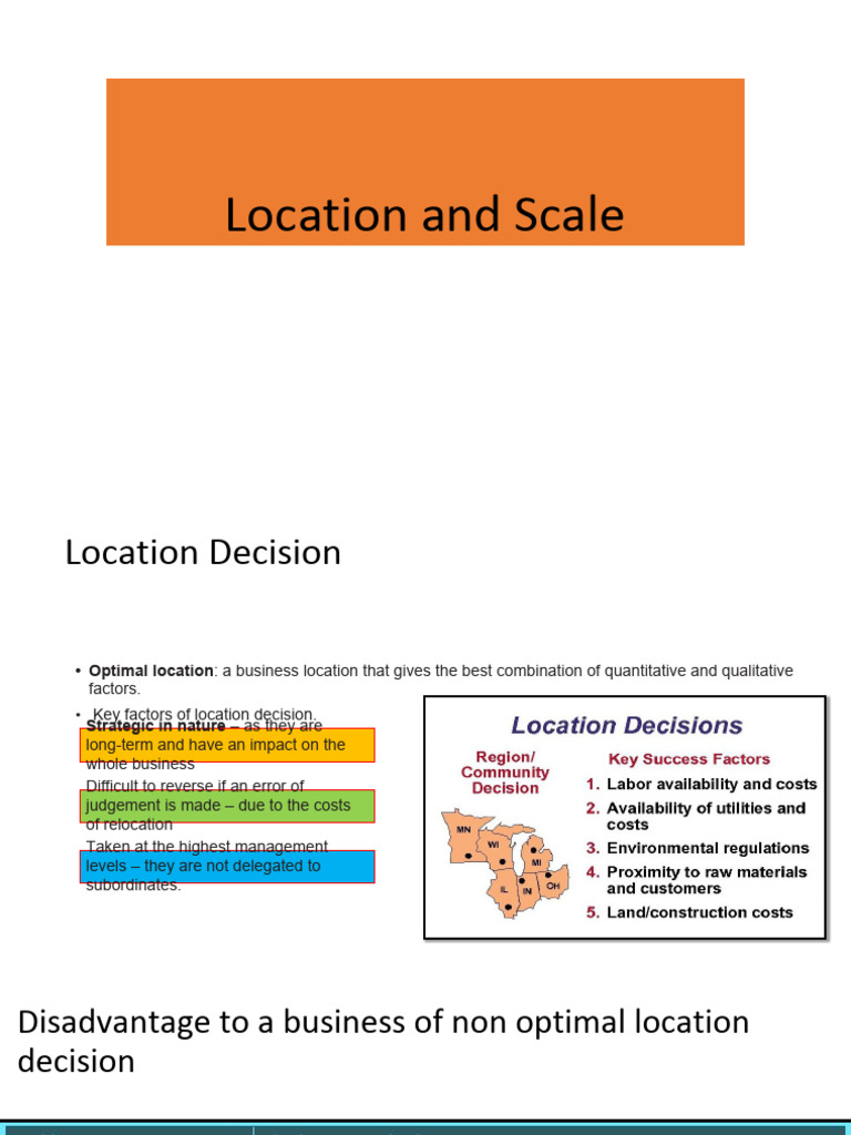 Chapter 26 Unit 4 Location and Scale | PDF | Offshoring | Economies Of ...