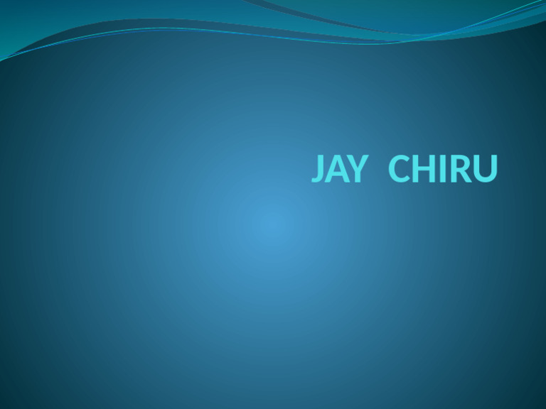 Jay Chiru | PDF