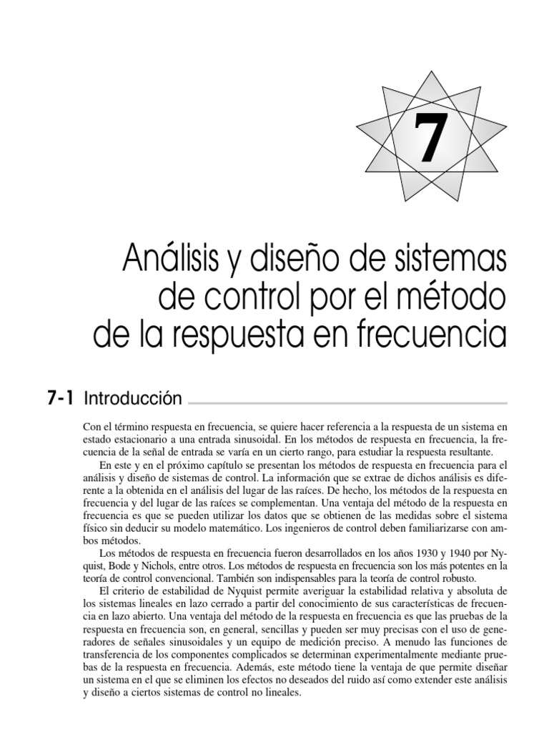 Ingenieria de Control Moderna Ogata 5ed | PDF | Decibel | Asíntota
