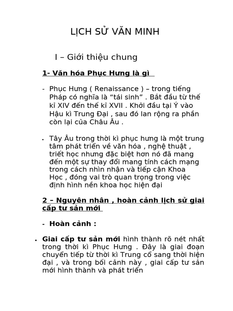 Lịch Sử Văn Minh (N & N) | PDF