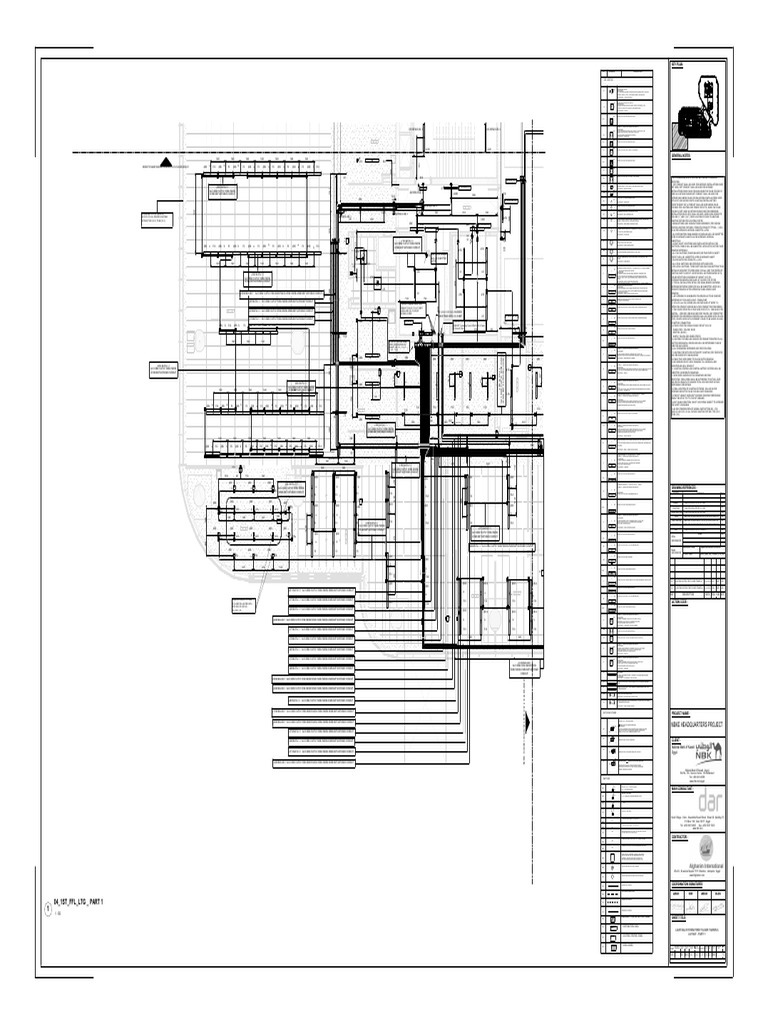 Lighting System First Floor Tower A Layout - Part 1 | PDF | Interior Design | Architectural Elements