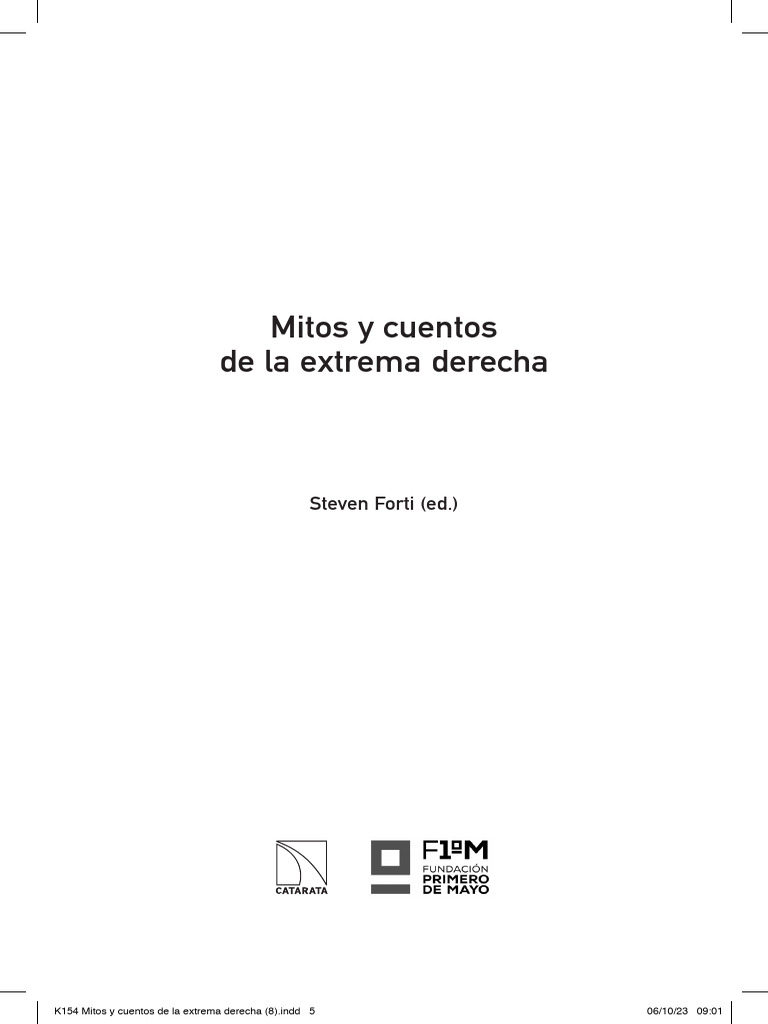 Steven Forti Ed Mitos y Cuentos de La Ex 4 Articulo | PDF | Política de ...