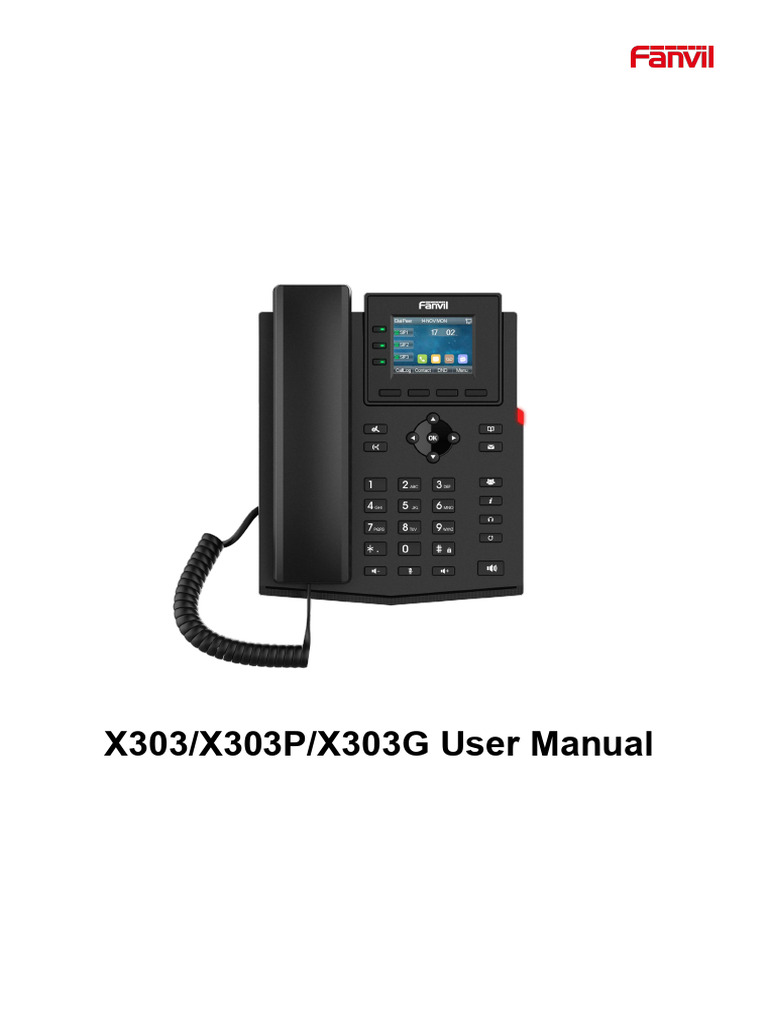 X303 X303G X303P User+Manual | PDF | Session Initiation Protocol | Ip Address