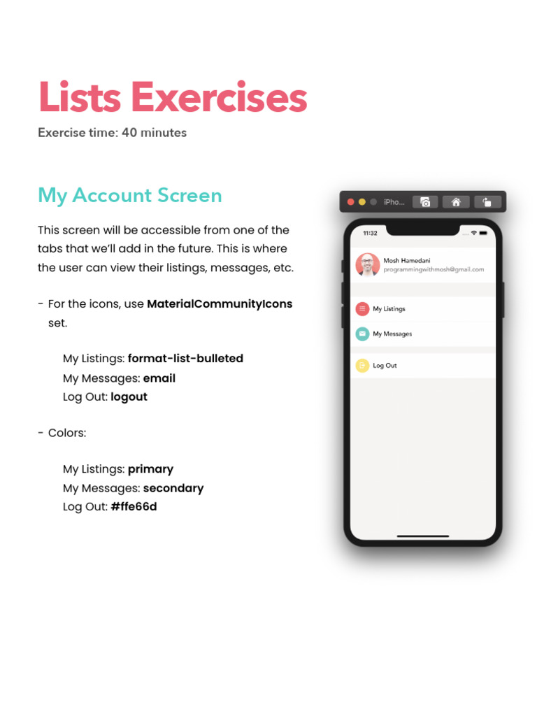 Lists Exercises | PDF