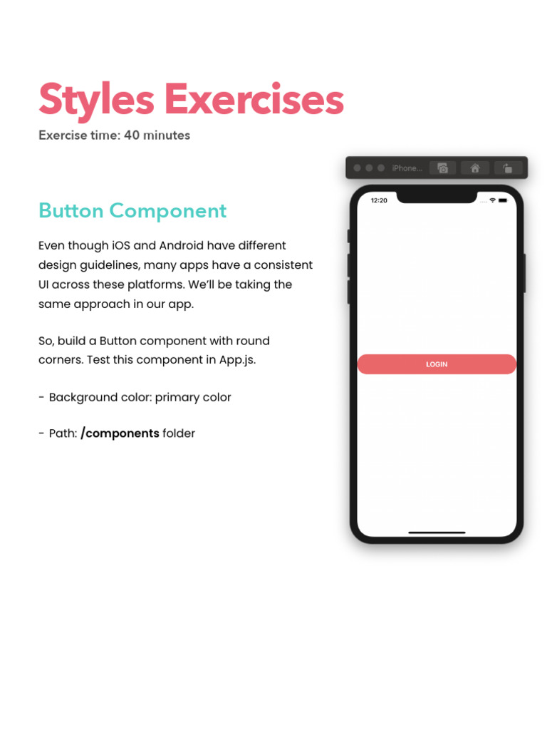 Styles Exercises | PDF
