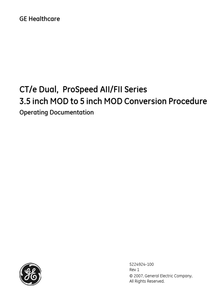 3.5 Inch Mod To 5 Inch Mod Conversion Procedure 5224924-100 - 1 | PDF