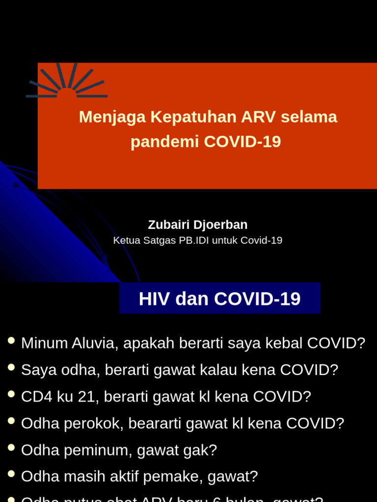 Menjaga Kepatuhan ARV Prof ZD | PDF | Sains & Matematika