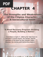 The Strengths and Weaknesses of The Filipino Character | PDF | Value (Ethics) | Curriculum