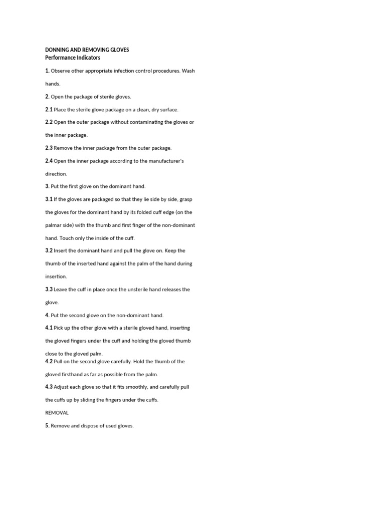 Donning and Medical Hand Washing | PDF | Blood Pressure | Pulse