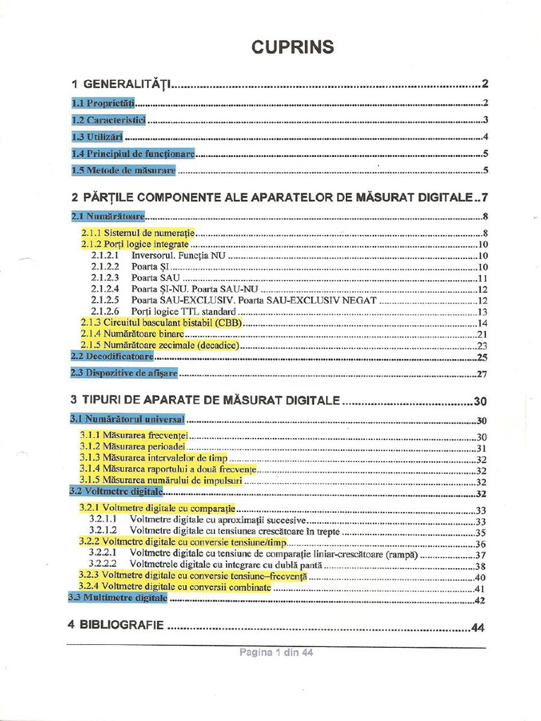 Toaz - Info Porti Logice Si Aparate de Masura Digitale PR | PDF