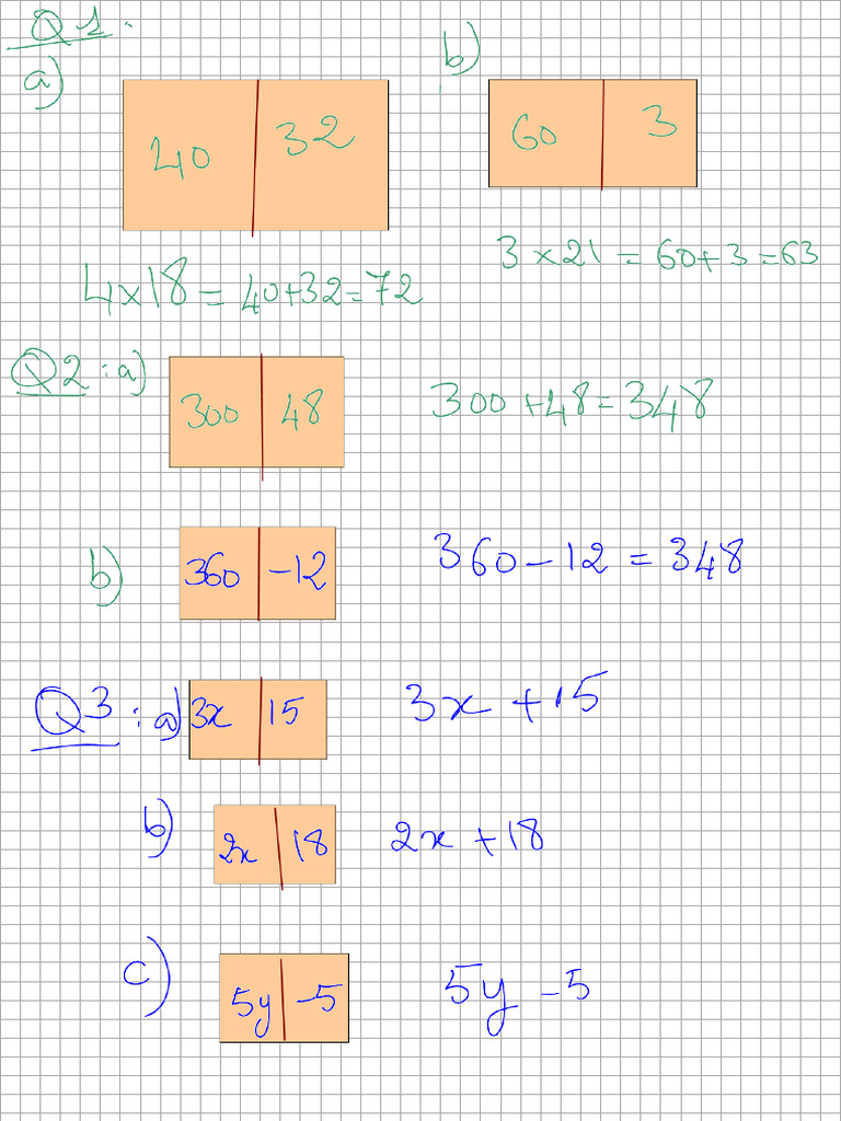 Homework Correction Expanding Brackets | PDF